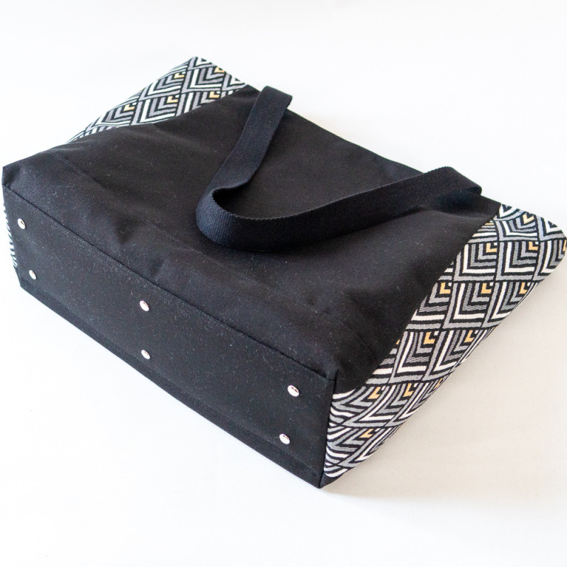 Patron PDF couture complet du sac cabas Cumin, en 4 formats